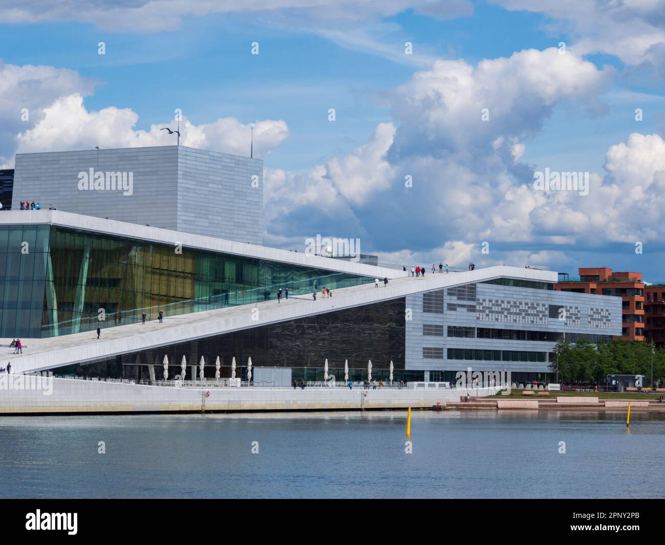 Oslo, Norway - May 2022: Oslo Opera House (Norwegian: Operahuset) is ...