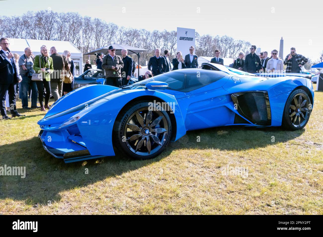 Delage D12 Hypid Hypercar at Salon Prive London 2023. Location the ...