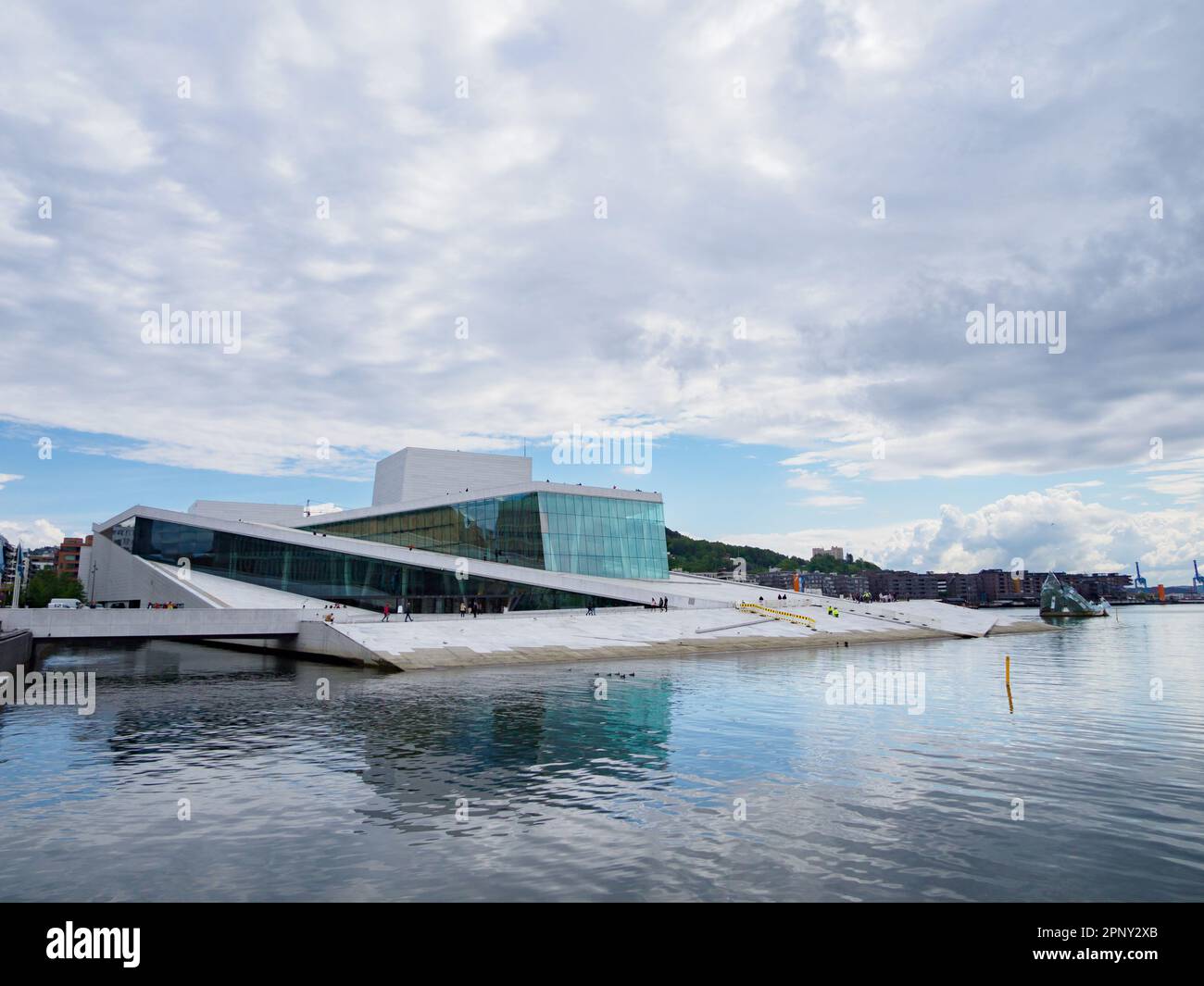 Oslo, Norway - May 2022: Oslo Opera House (Norwegian: Operahuset) is ...