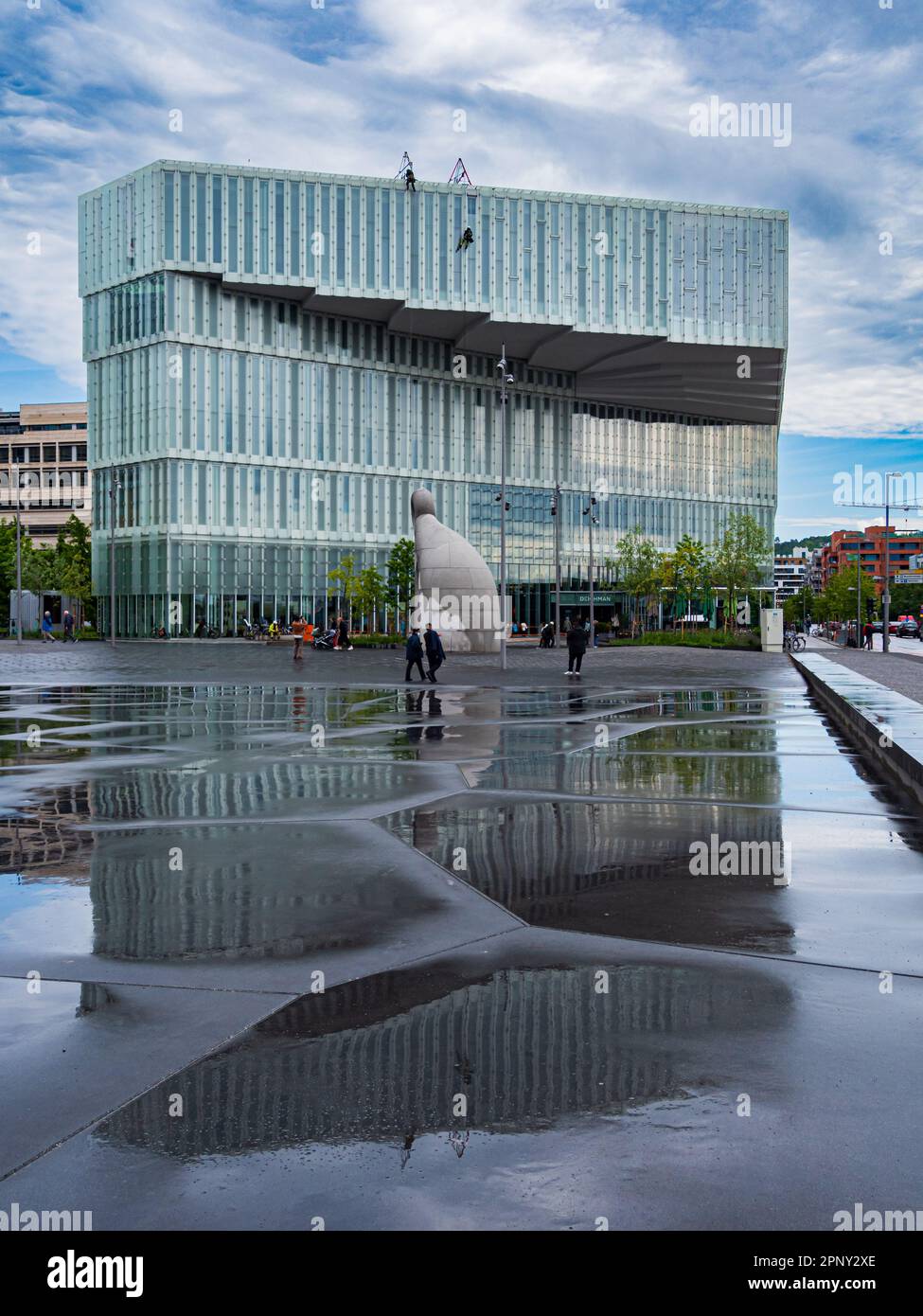 Oslo, Norway, May, 2022: Modern concrete architecture of new central ...