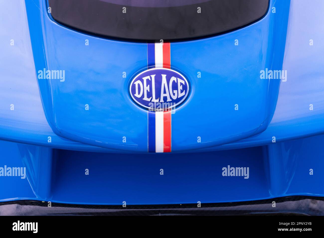 Delage D12 Hypid Hypercar at Salon Prive London 2023. Location the ...