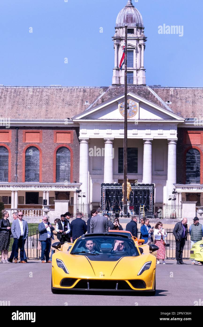 Hennessey Venom F5 Roadster Hypercar at Salon Prive London 2023 ...