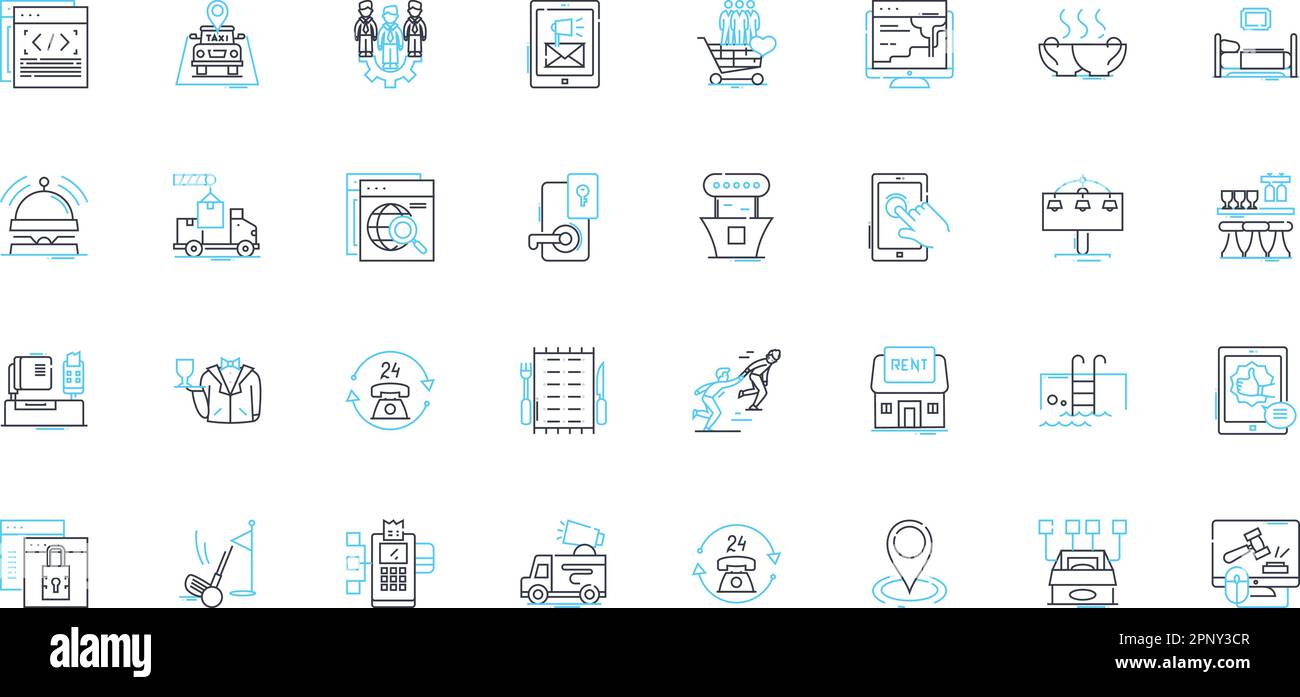 Patient care linear icons set. Compassion, Empathy, Communication ...