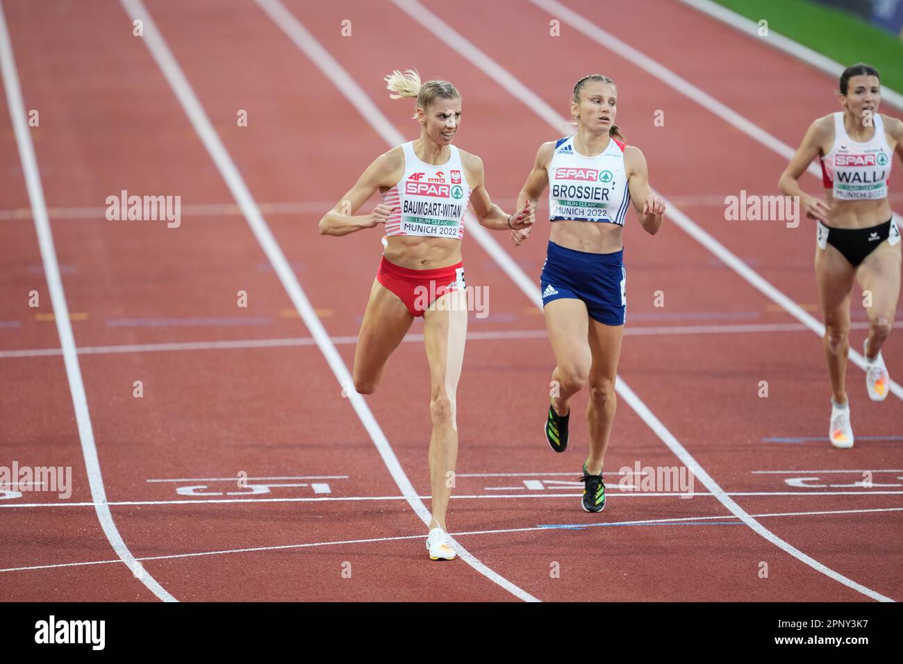 Iga Baumgart-Witan participating in the 400 meters of the European ...