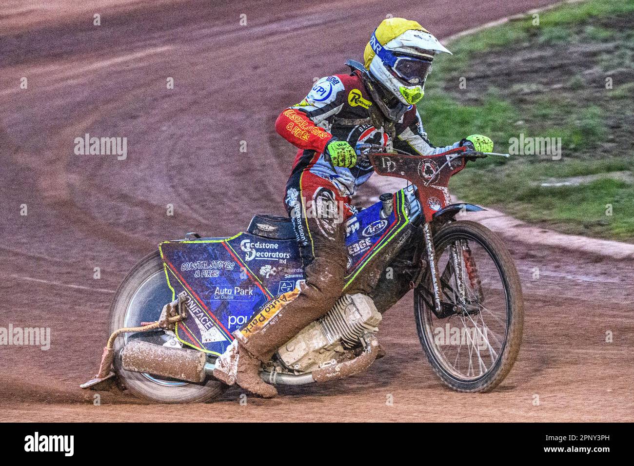 Jake Mulford in action for Belle Vue ATPI Aces during the SGB ...