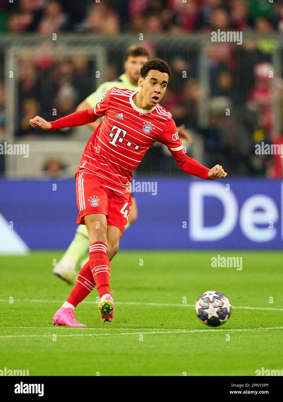 Jamal MUSIALA, FCB 42 in the quarter final match FC BAYERN MUENCHEN ...