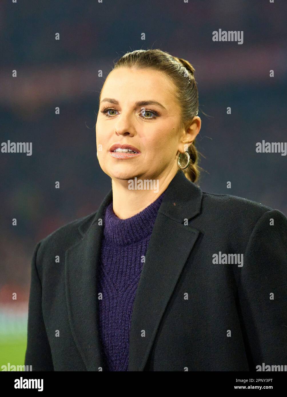 Laura WONTORRA, sports presenter, reporter, woman, moderator, TV ...