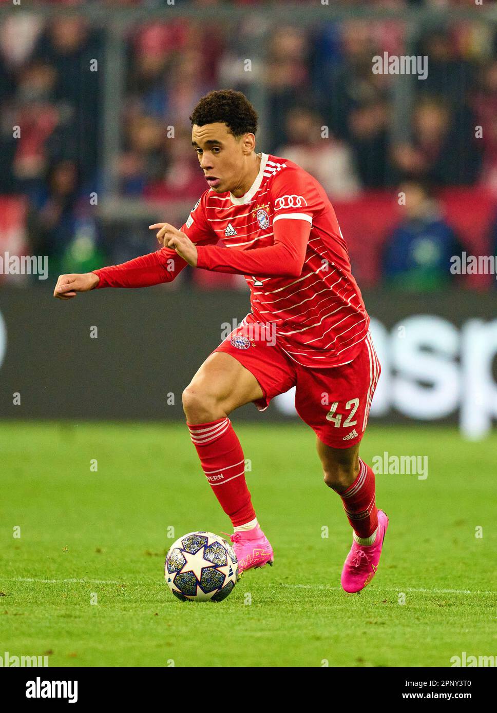 Jamal MUSIALA, FCB 42 in the quarter final match FC BAYERN MUENCHEN ...