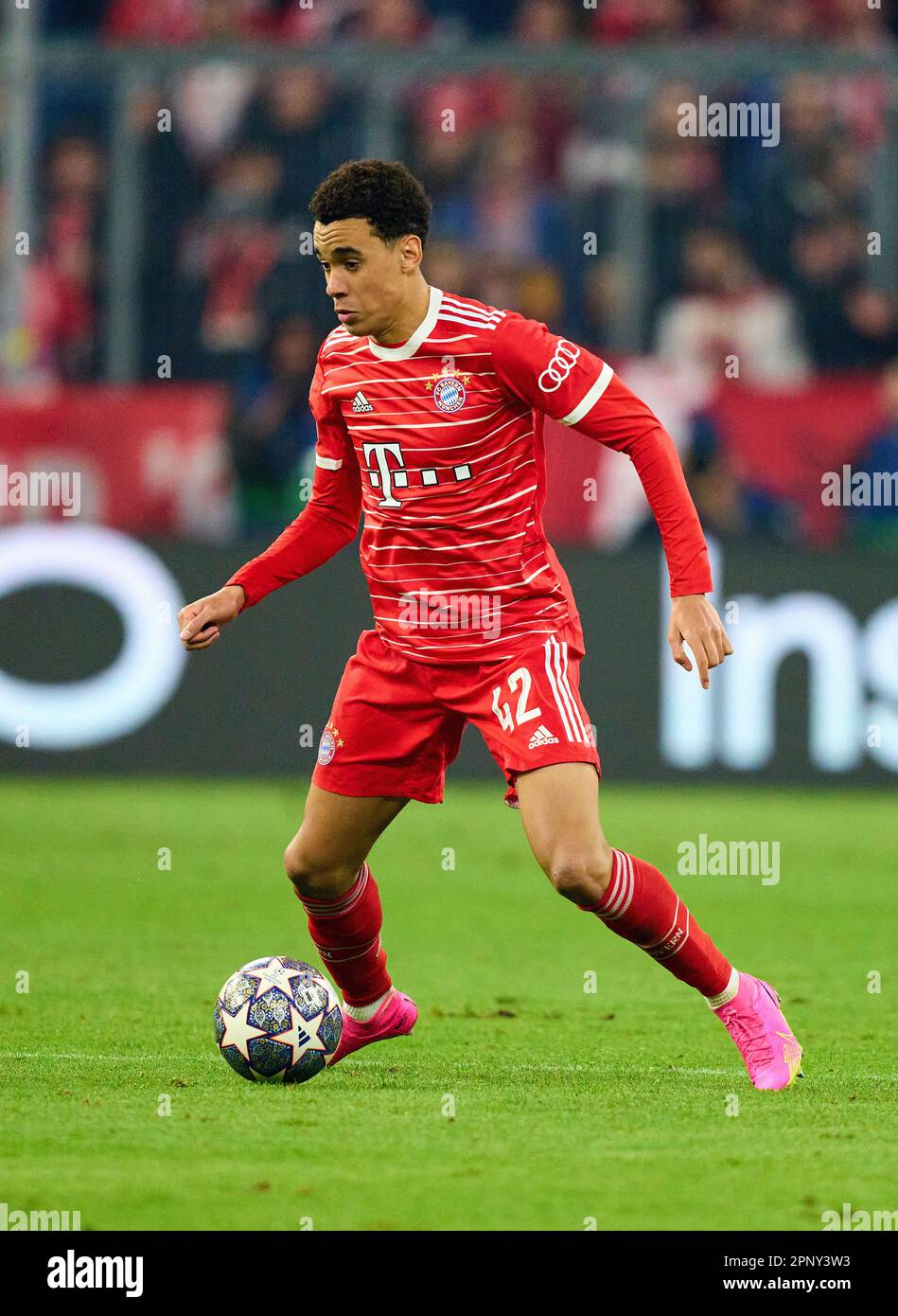 Jamal MUSIALA, FCB 42 in the quarter final match FC BAYERN MUENCHEN ...