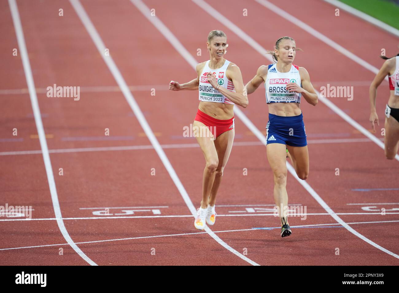 Iga Baumgart-Witan participating in the 400 meters of the European ...