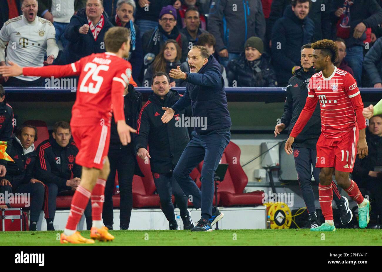 Trainer Thomas Tuchel (FCB), team manager, headcoach, coach, Thomas ...