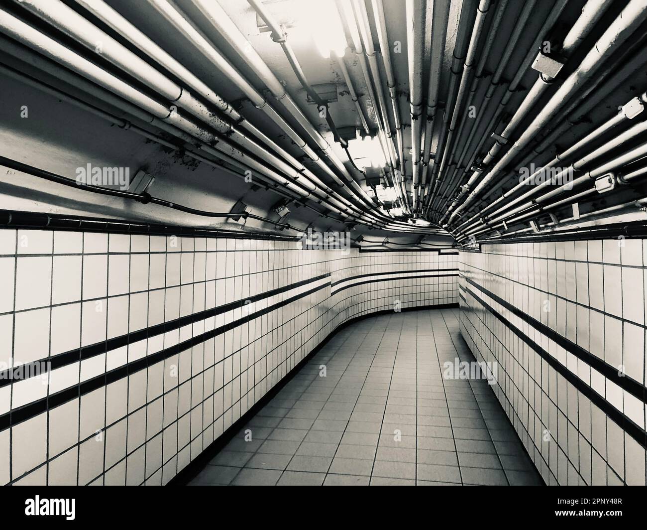 Nyc subway tunnel hi-res stock photography and images - Alamy