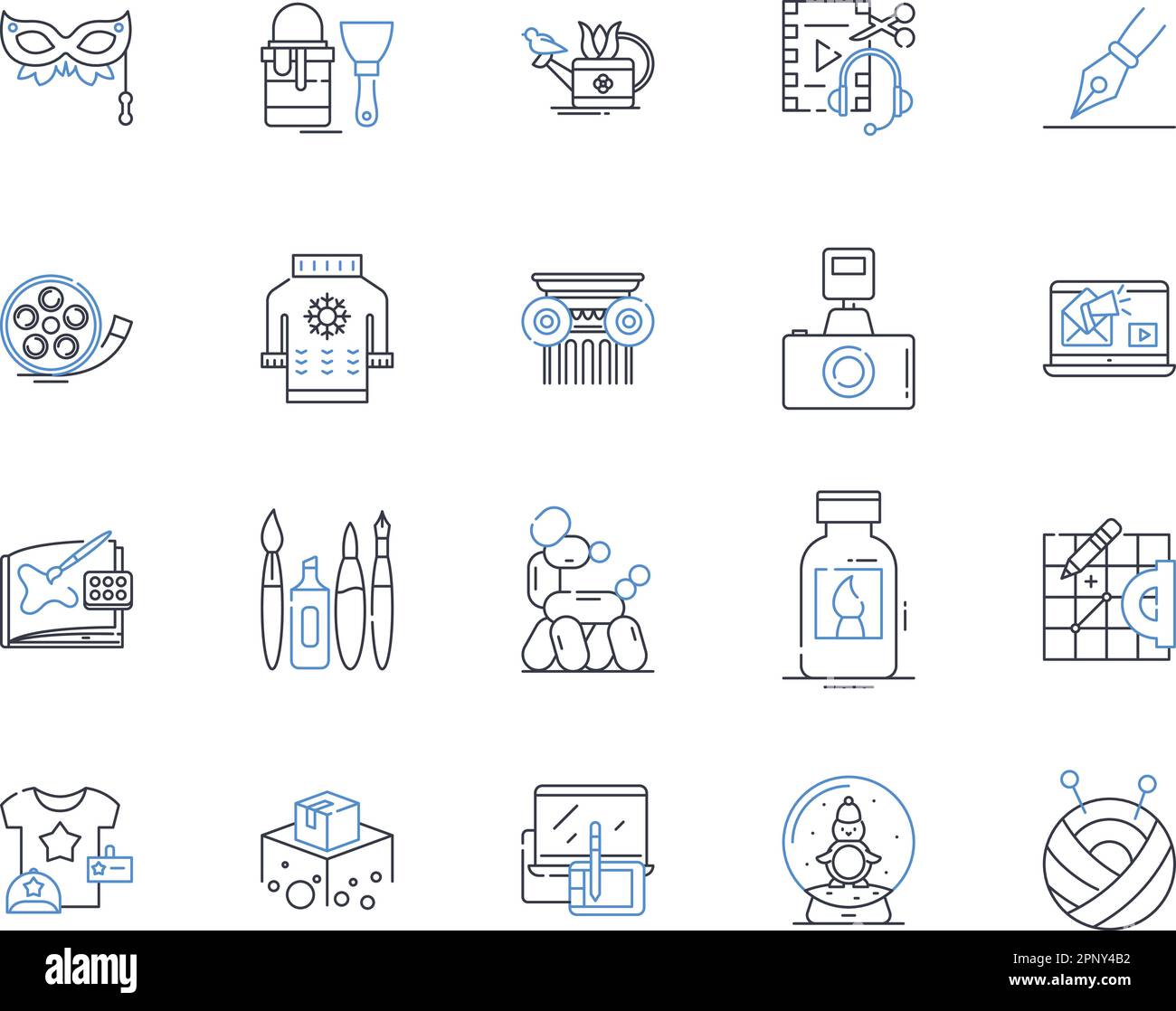 Product experience line icons collection. Immersive, Intuitive, Seamless, Engaging, Personalized ...