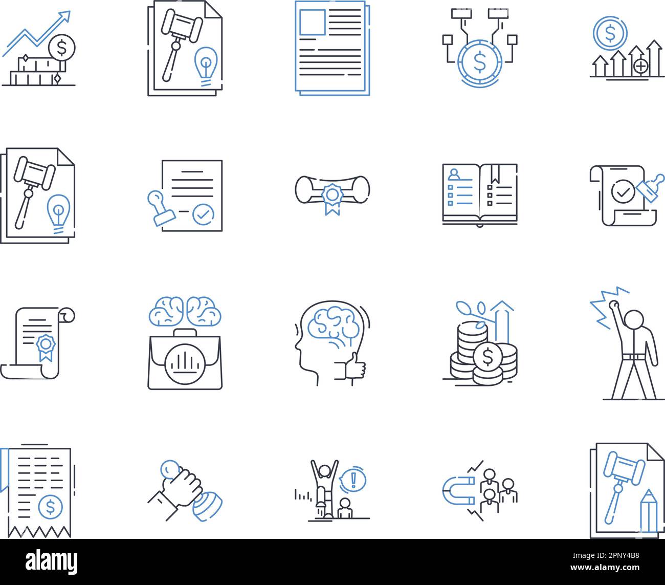 Counselor studio line icons collection. Comfortable, Inspiring ...