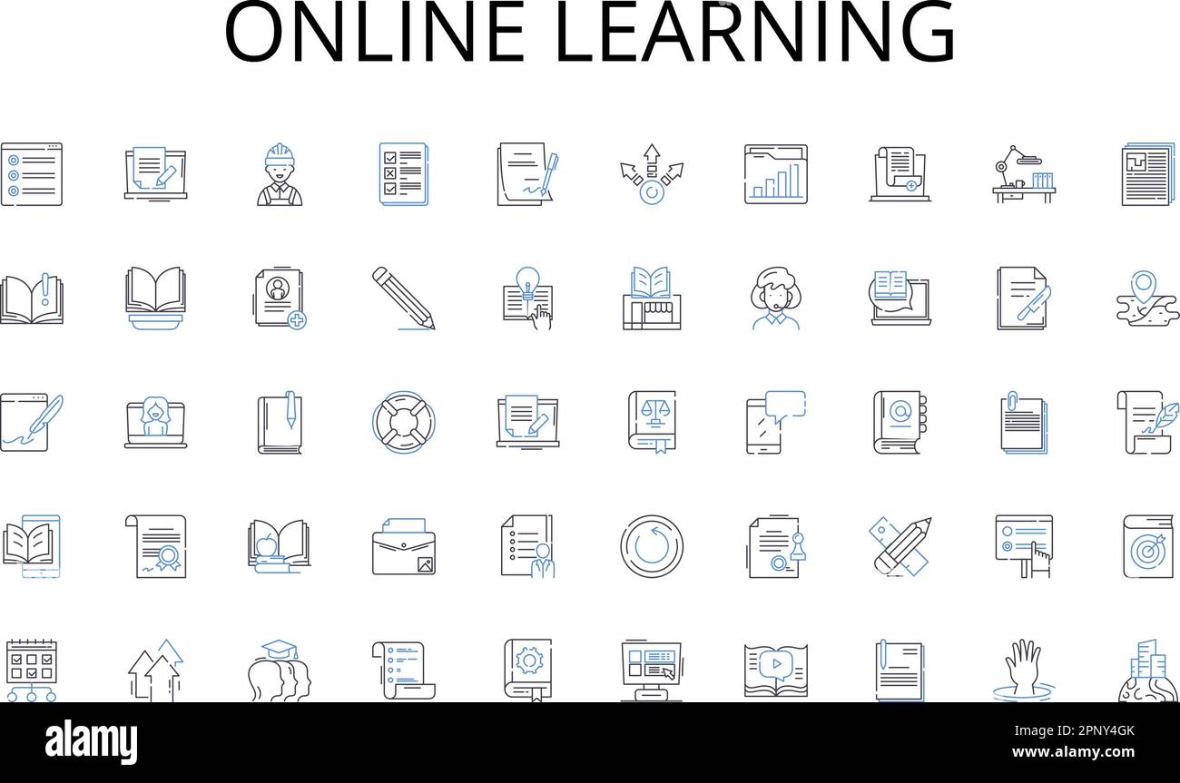 online learning line icons collection. Retail, Sale, Discount, Haul ...