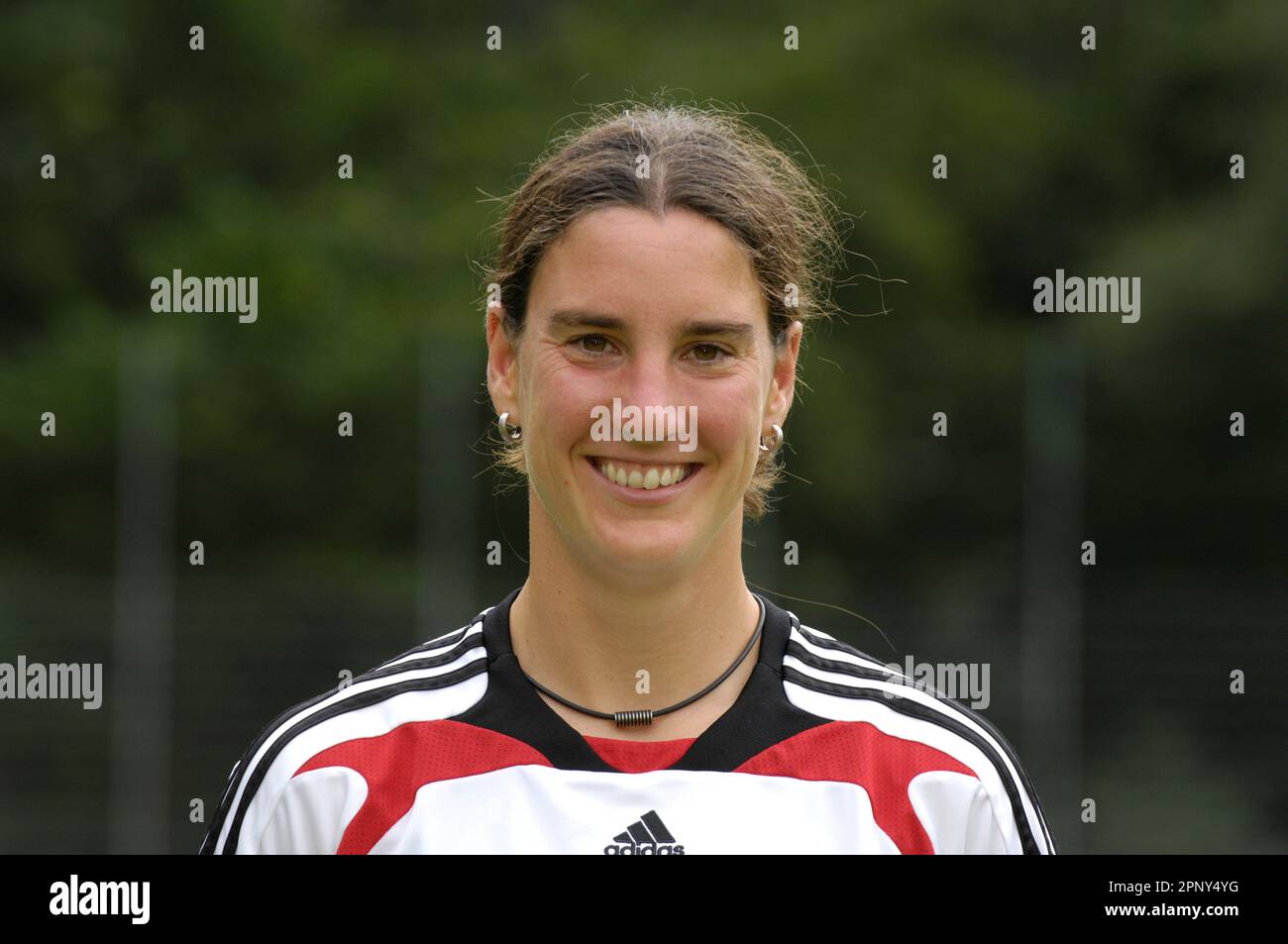 Birgit Prinz, Porträt, Fußball Frauen Nationalmannschaft Fototermin 20. ...