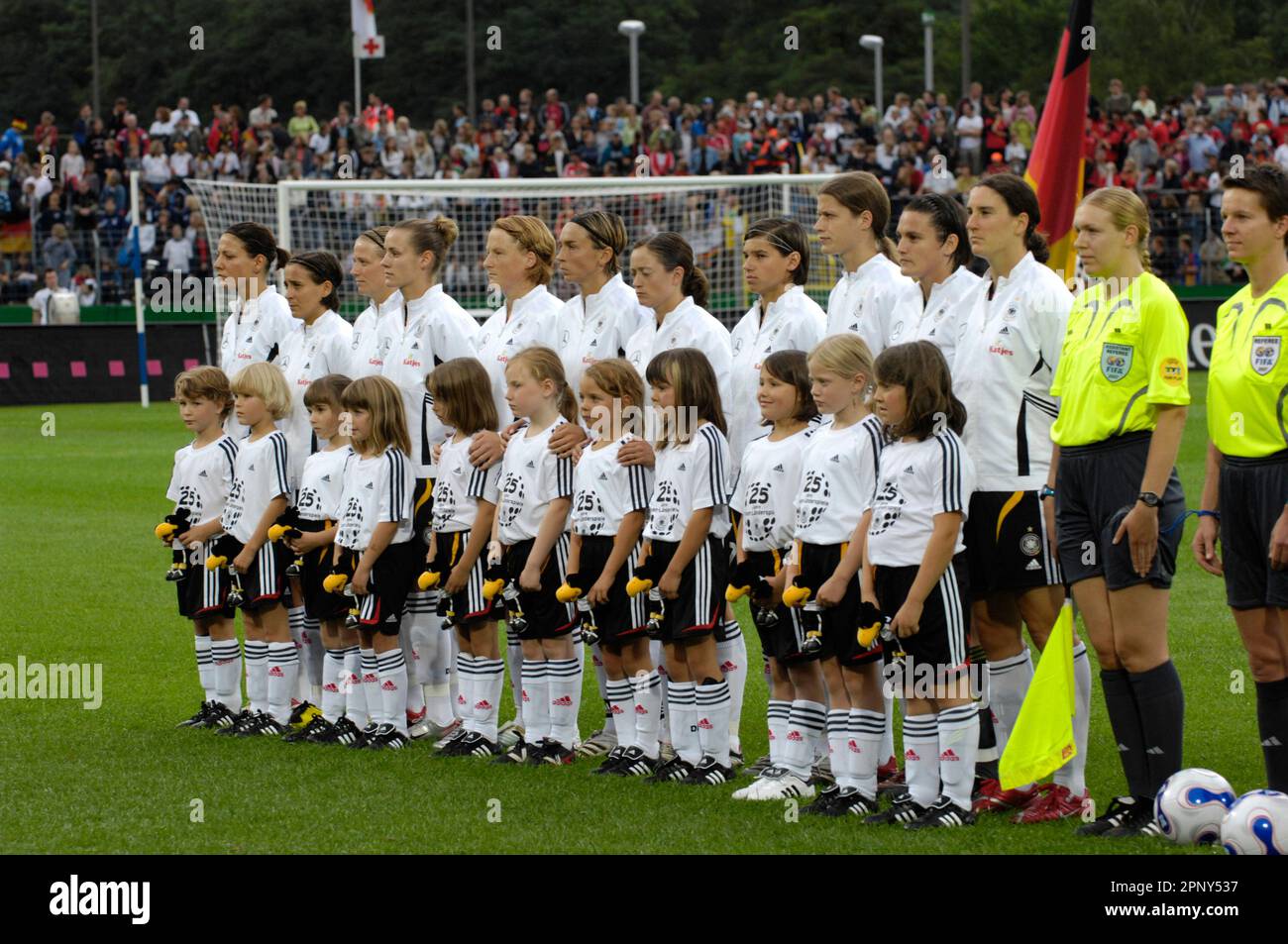 Birgit Prinz, Nadine Angerer, Kertin Garefrekes, Ariane Hingst, Renate ...