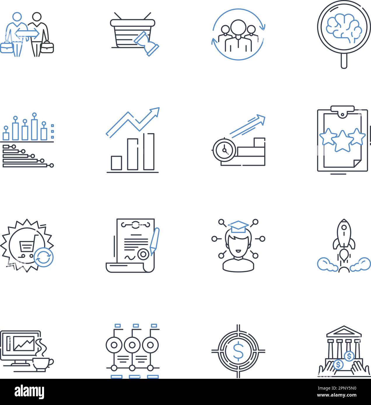 Data Science line icons collection. Analytics, Big data, Clustering ... Data Science line icons collection. Analytics, Big data, Clustering ...