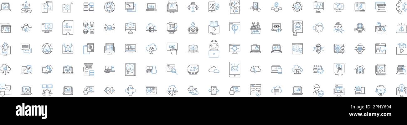 Online commerce line icons collection. E-commerce, Shopping, Retail ... Online commerce line icons collection. E-commerce, Shopping, Retail ...
