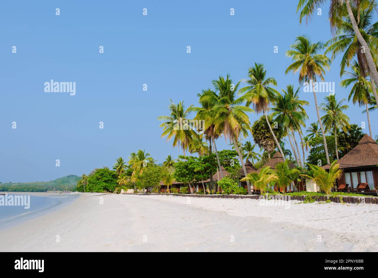 Koh Mook tropical Island in the Andaman Sea in Thailand, tropical beach ...