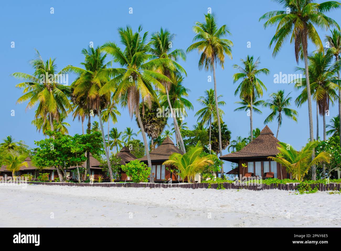 Koh Mook tropical Island in the Andaman Sea in Thailand, tropical beach ...