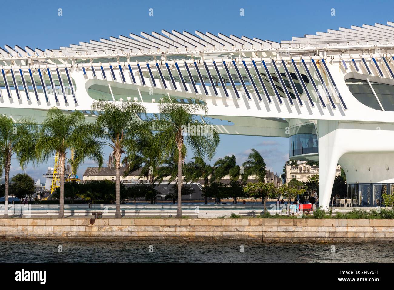 Beautiful view to white modern architecture museum building Stock Photo ...