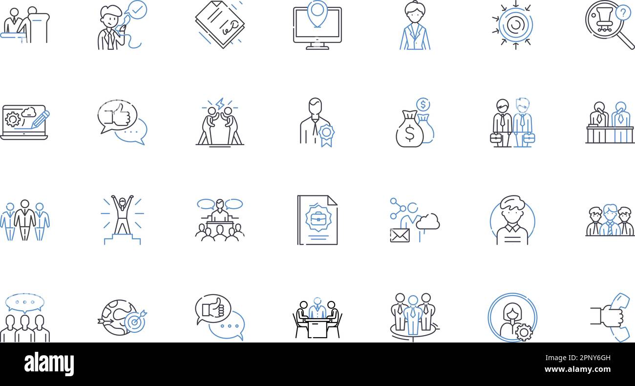 Human development line icons collection. Growth, Maturation, Evolution ...