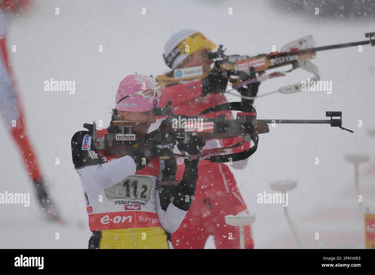 Jana Gerenkova, SLO, Aktion, Biathlon Welt Cup in Hochfilzen 4 x 6KM ...