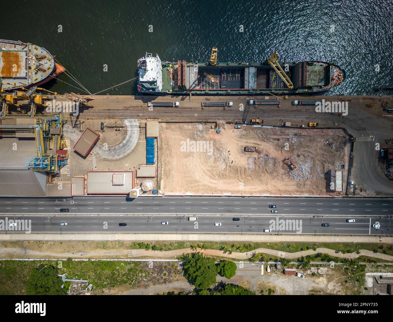 Aerial photo docks hi-res stock photography and images - Alamy