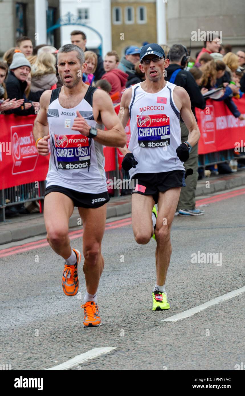 Alberto Suarez Laso and El Amin Chentouf competing in the Virgin Money ...