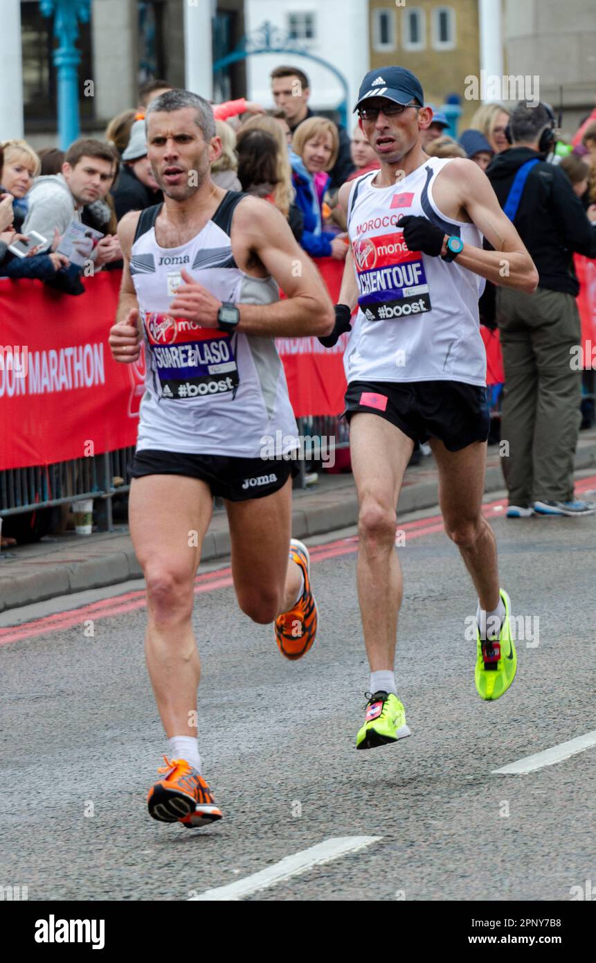 Alberto Suarez Laso and El Amin Chentouf competing in the Virgin Money ...
