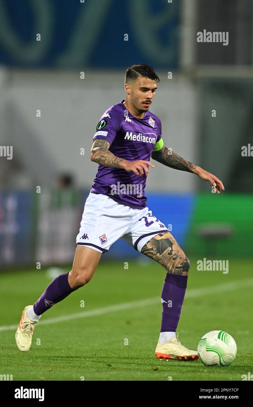 Lorenzo Venuti (Fiorentina) during the UEFA "Conference League 2022 ...