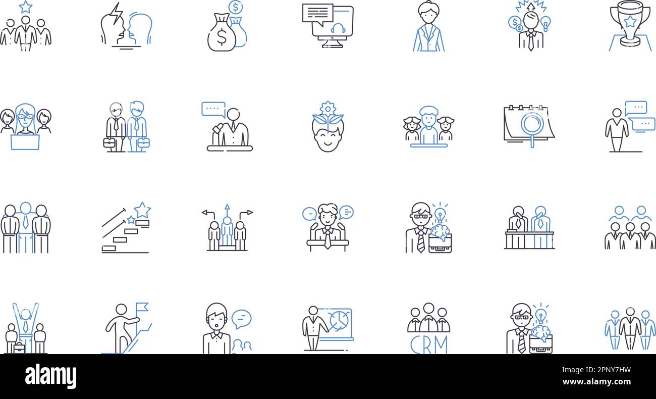 Visitor support line icons collection. Assistance, Information ... Visitor support line icons collection. Assistance, Information ...