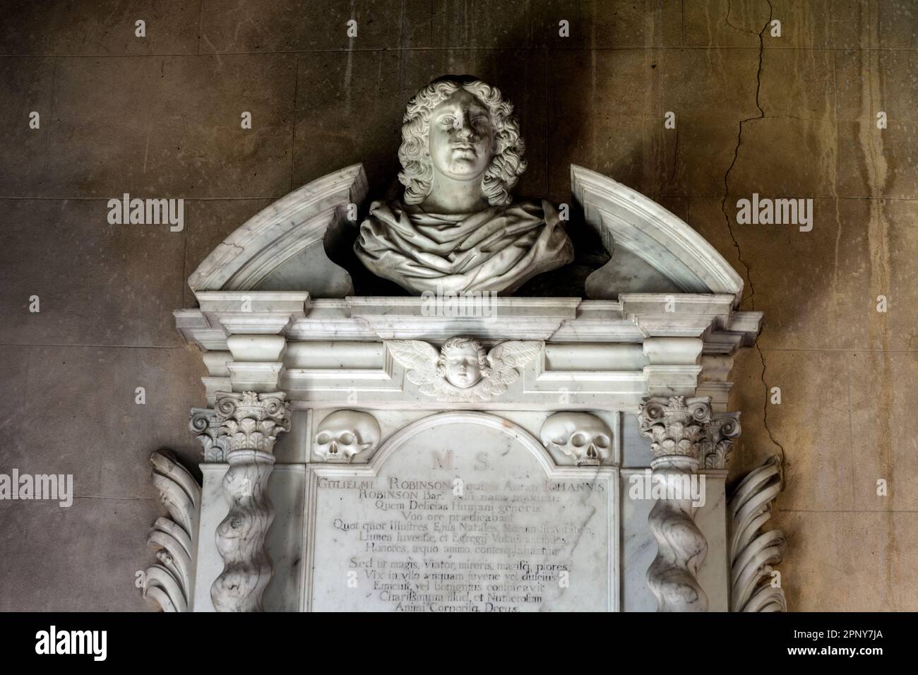 Robinson memorial in St. Andrew`s Church, Cranford St. Andrew ...