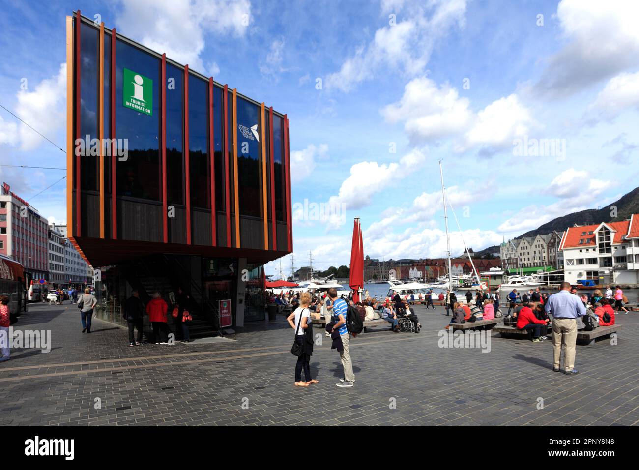 The New Tourist Information Centre building, by the Vagen, Bergen City ...