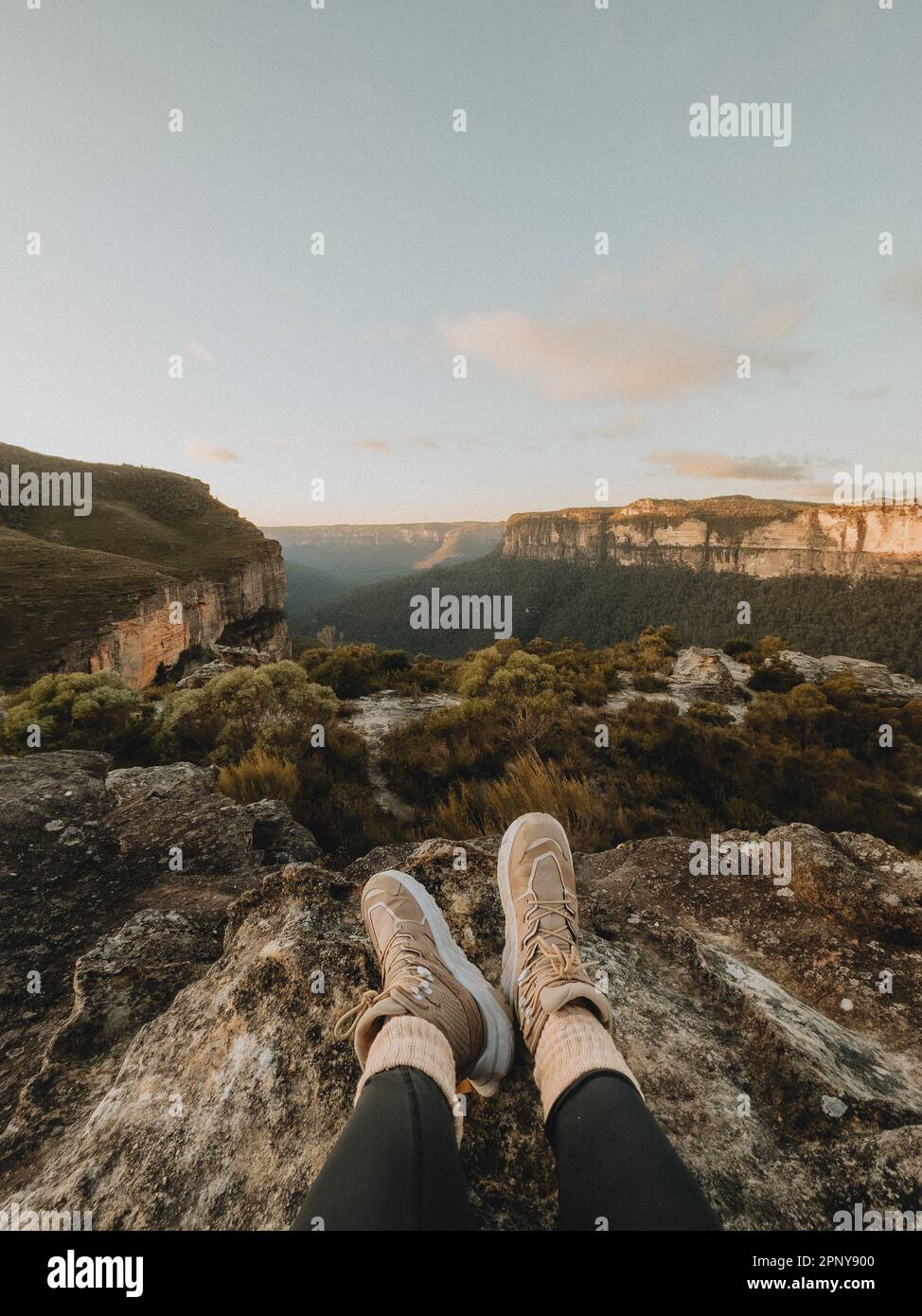 Female feet hanging hi-res stock photography and images - Alamy