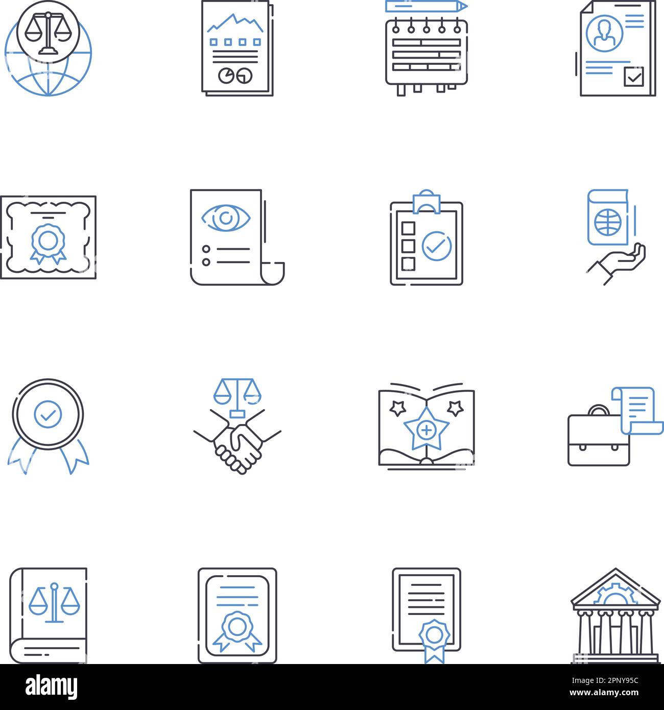 Options line icons collection. Call, Put, Strike, Premium, Expiration ...