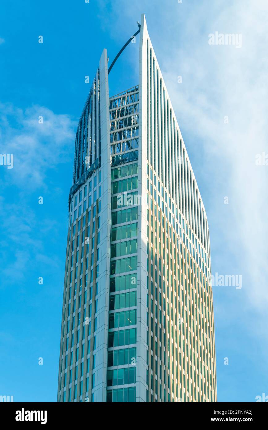 Government and business towers in the Hague, The Netherlands Stock ...