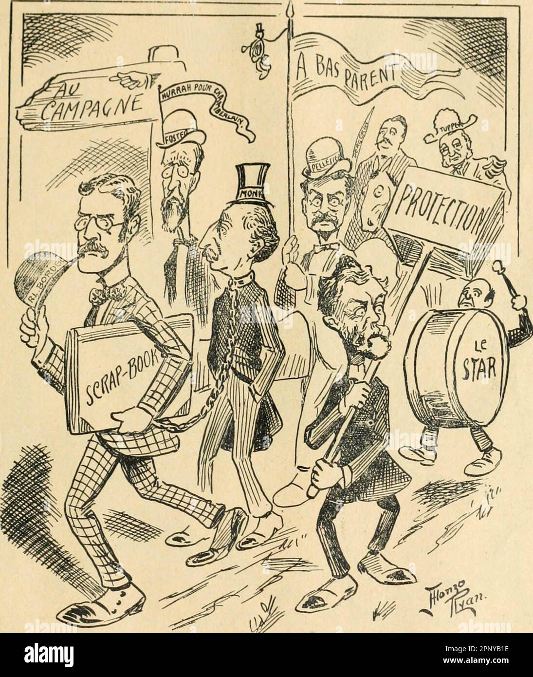 "Caricature politique au Canada = Free lance political caricature in ...