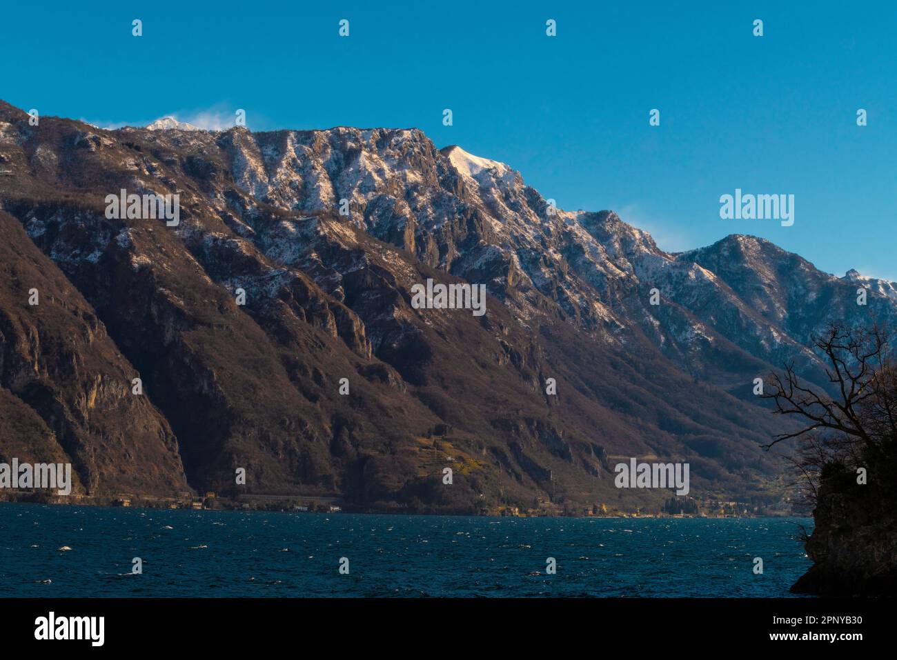 Alps mountains by Lake Como, Italy Stock Photo - Alamy
