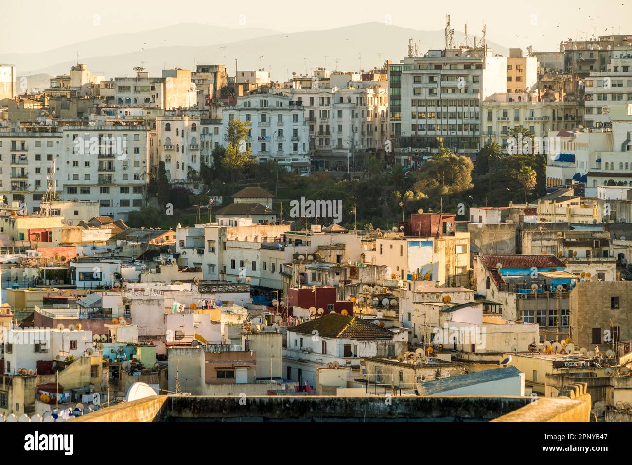 View of Tangier cityscape, Tangier, Morocco Stock Photo - Alamy