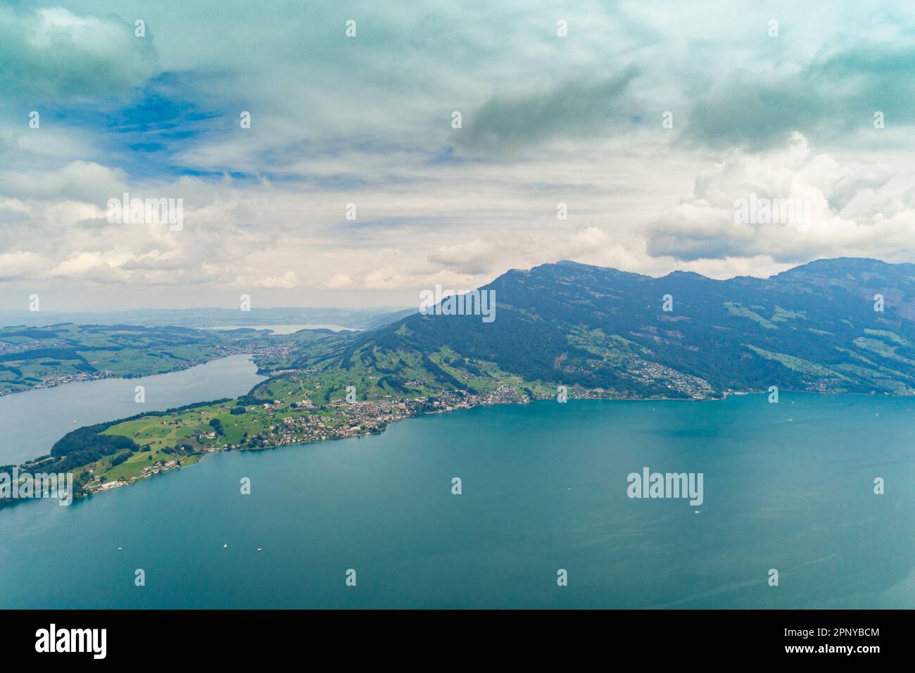 Aerial view lake lucerne hi-res stock photography and images - Alamy