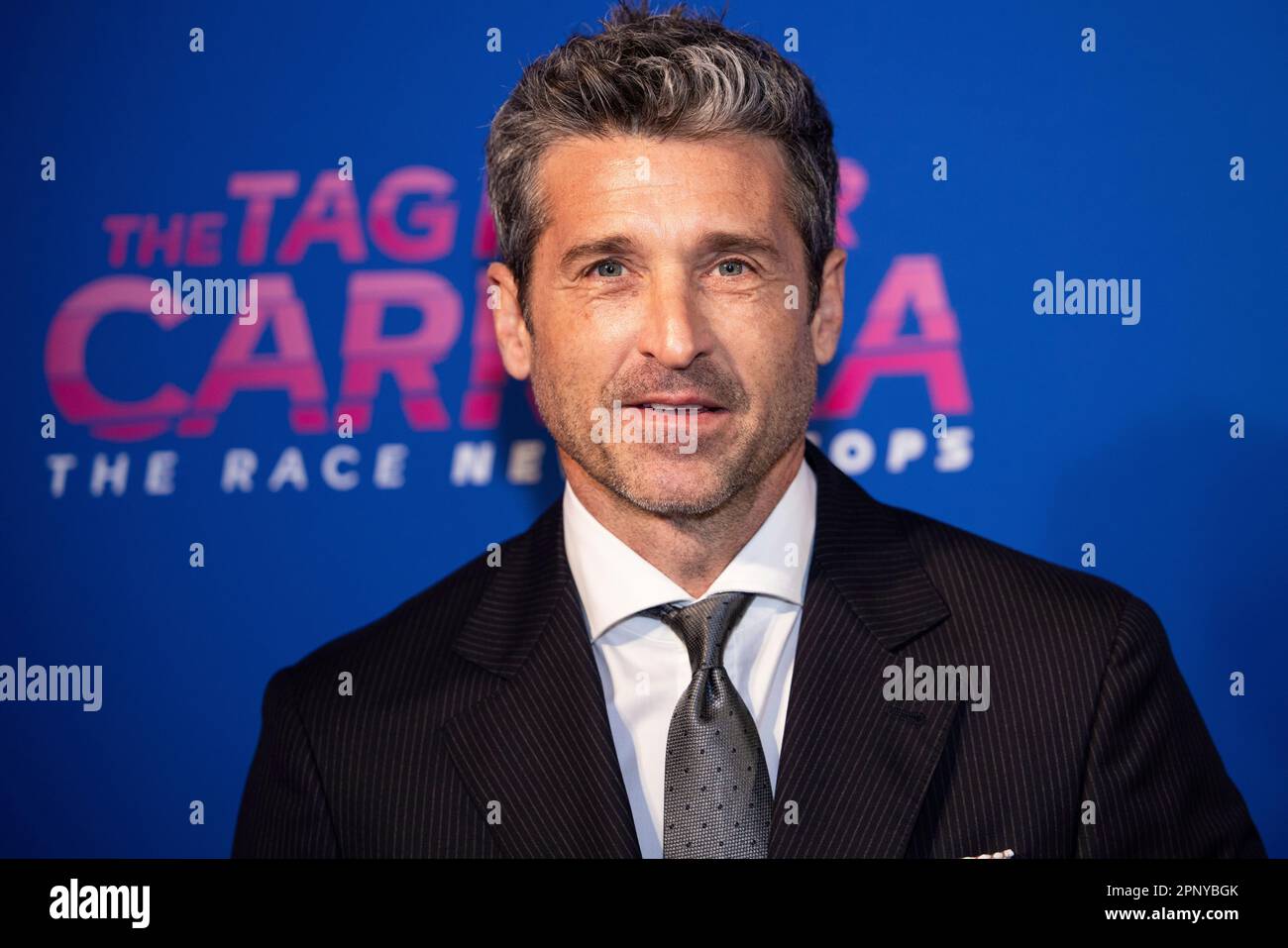 Patrick Dempsey poses for photographers upon arrival at the TAG Heuer ...