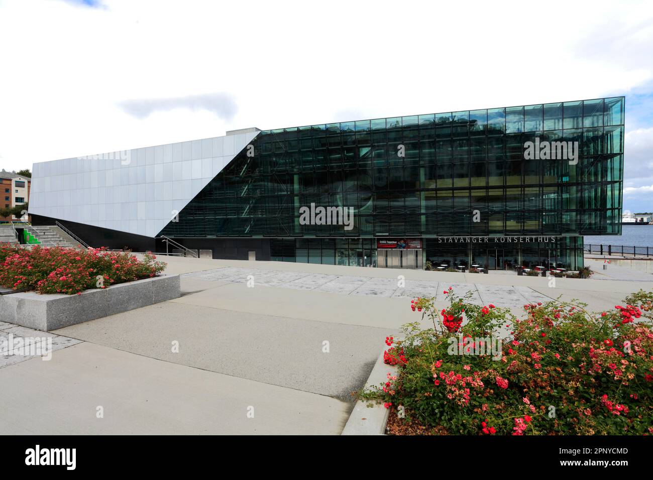 The New Concert Hall building, Stavanger town, Western Fjords, Norway ...