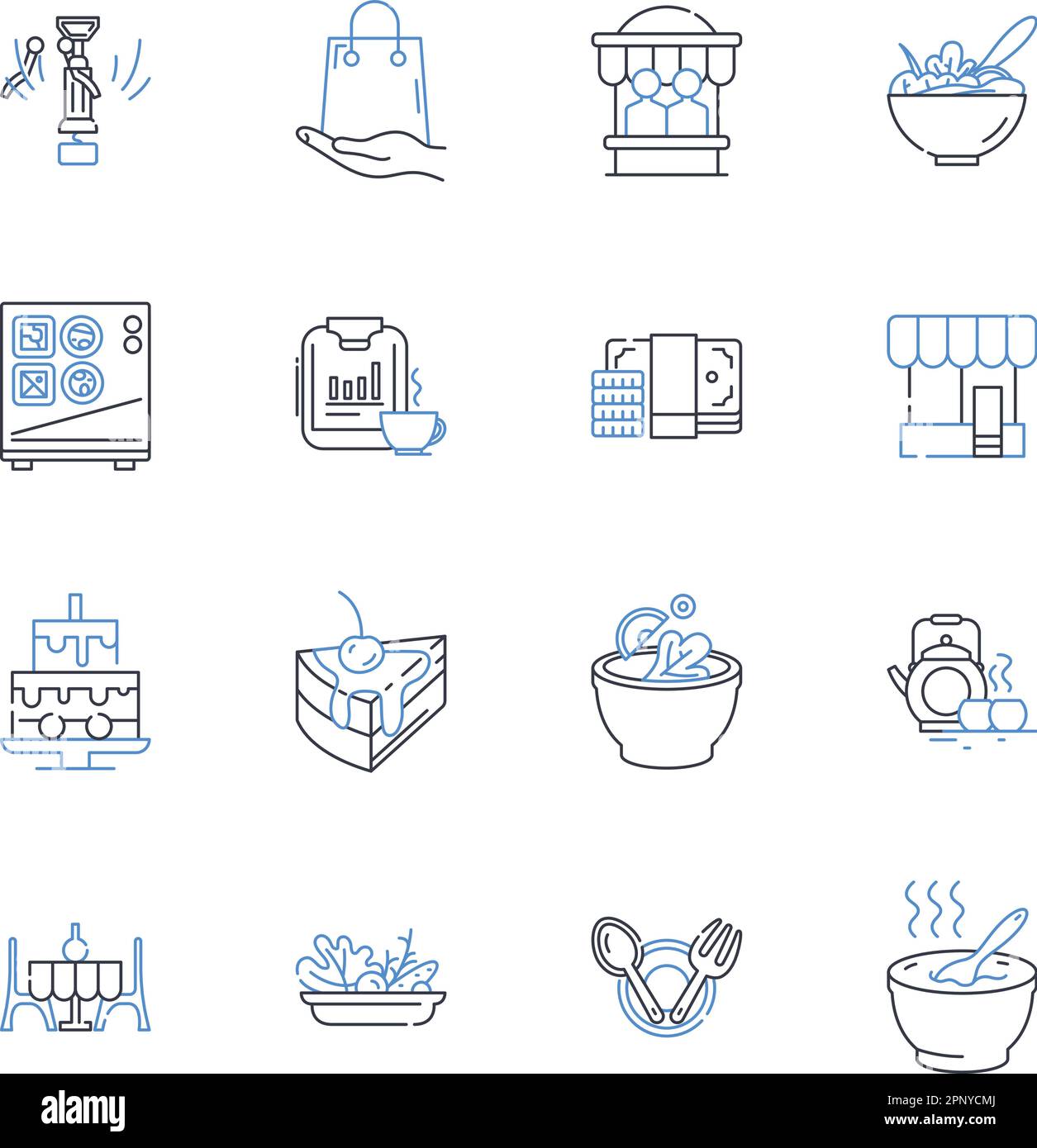 Religious faith line icons collection. Belief, Spirituality, Worship ...