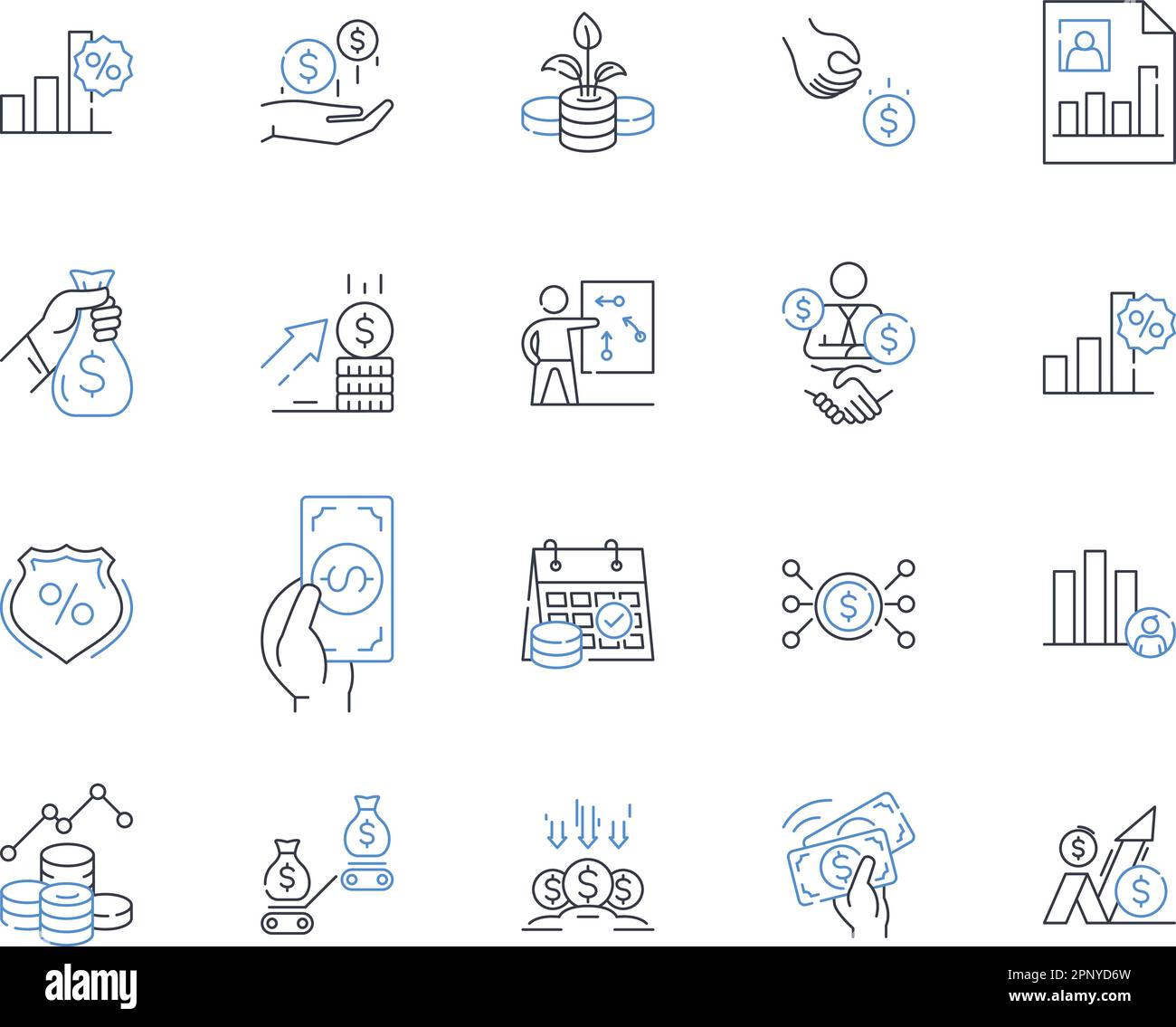 Family Office line icons collection. Wealth, Investments, Succession ...
