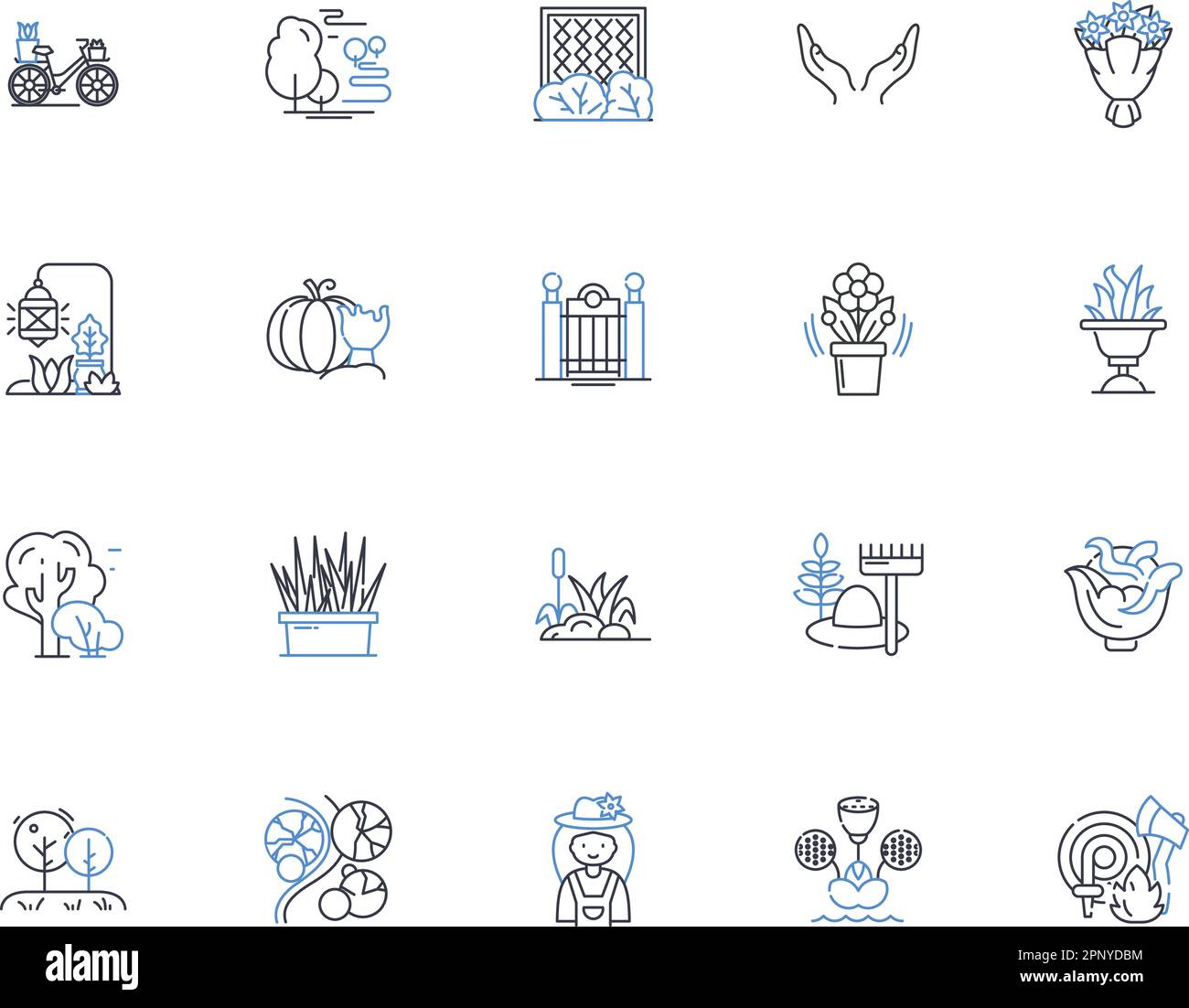 Lawn edging Stock Vector Images - Alamy