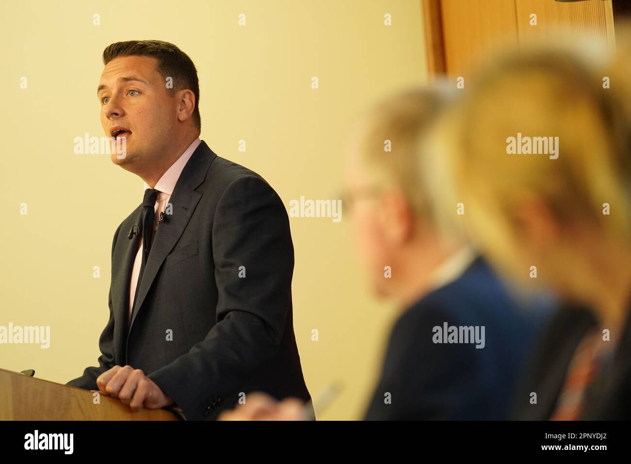 Shadow health secretary Wes Streeting sets out the Labour Party's plans ...