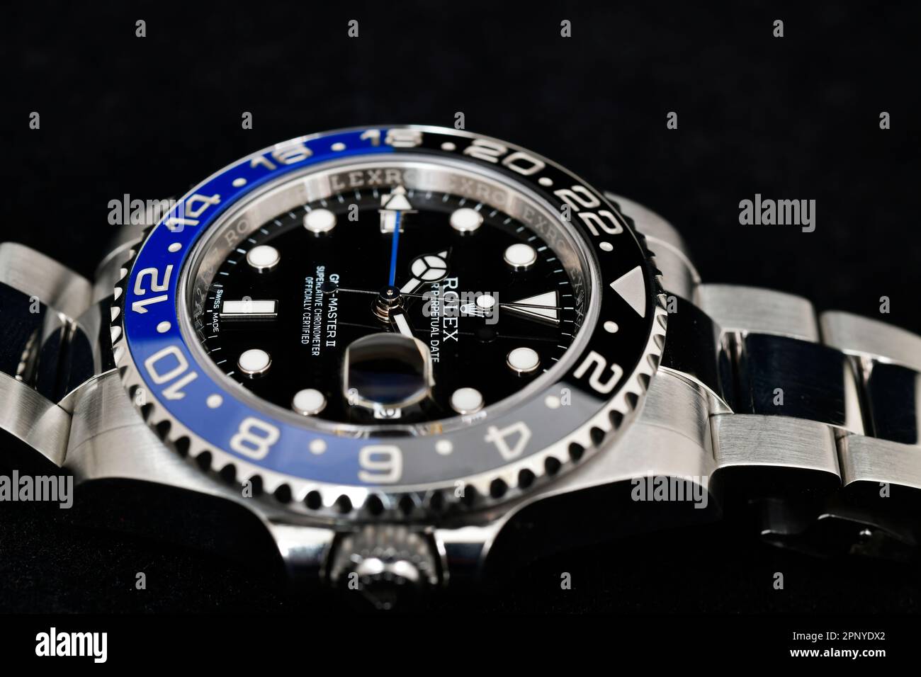 Bangkok Thailand- Feb 20,2022 : Rolex GMT-Master II "Batman"40mm with ...