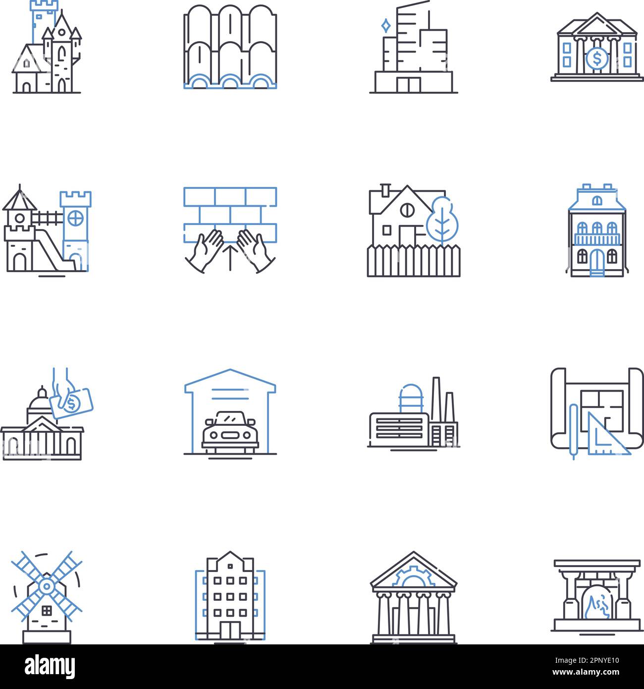 Sound design line icons collection. Acoustics, Atmosphere, Foley ...